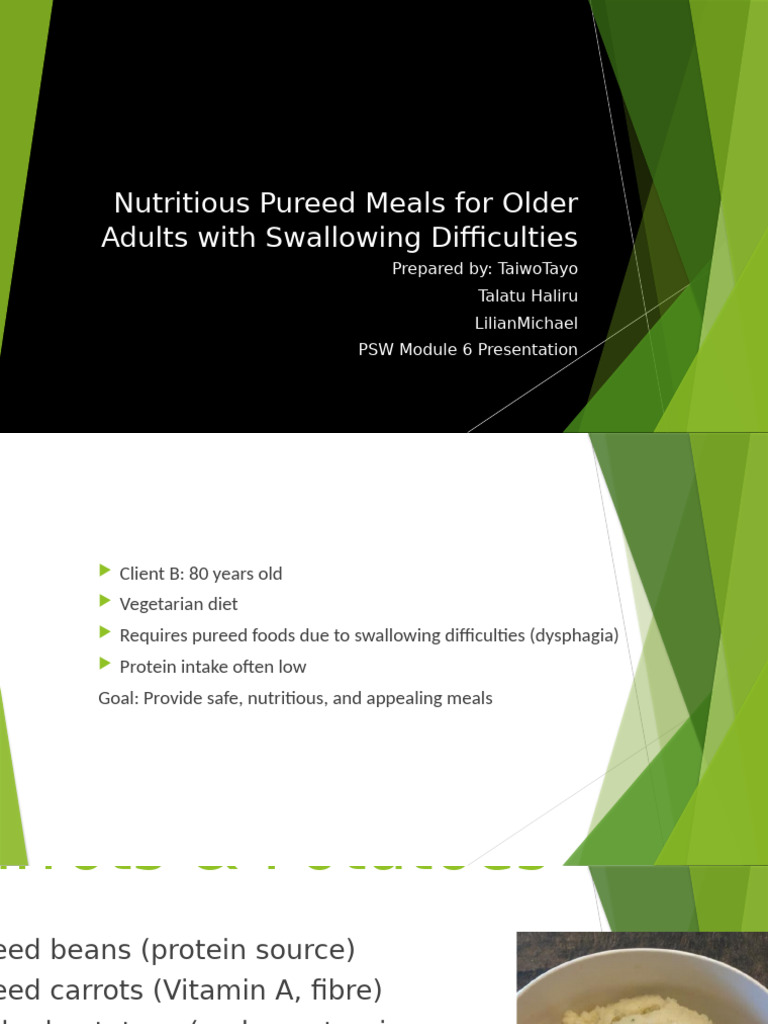 Pureed Meals PSW Presentation | PDF