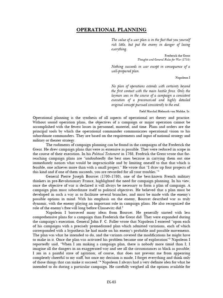 Planning Ve Go | PDF | Military | Coalition
