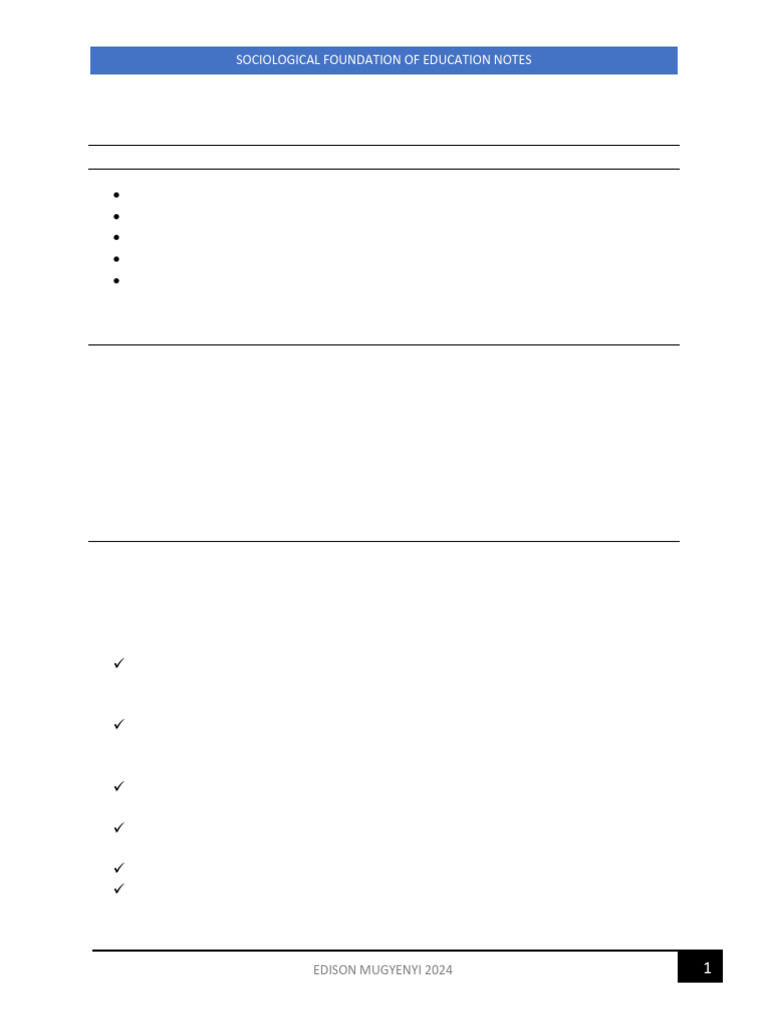 Sociological Foundations | PDF | Sociology | Postmodernism