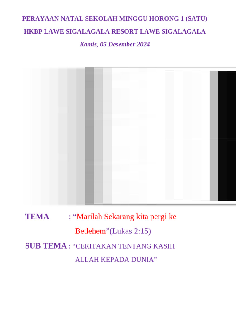 Acara Horong I 2024 | PDF