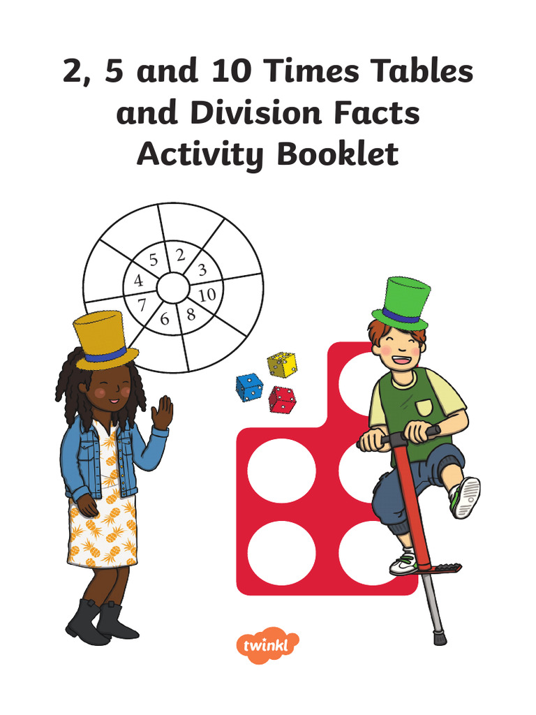2 5 and 10 Times Tables and Division Facts Bronze | PDF ...