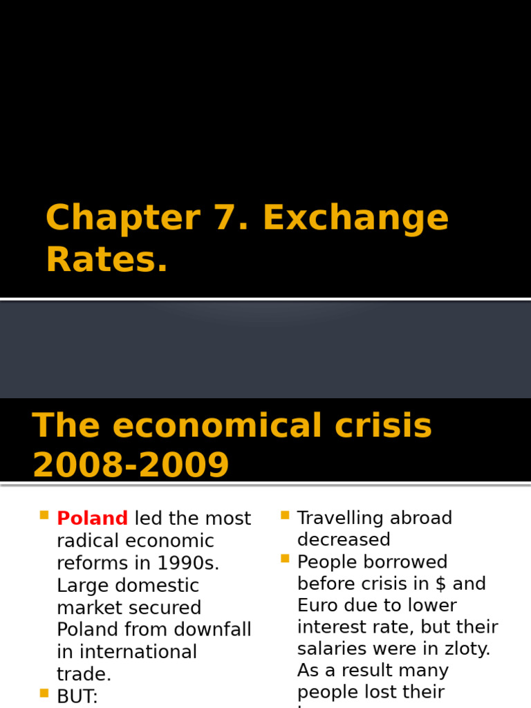 Chapter 7 Currency Exchange Rates | PDF | Exchange Rate | Purchasing ...