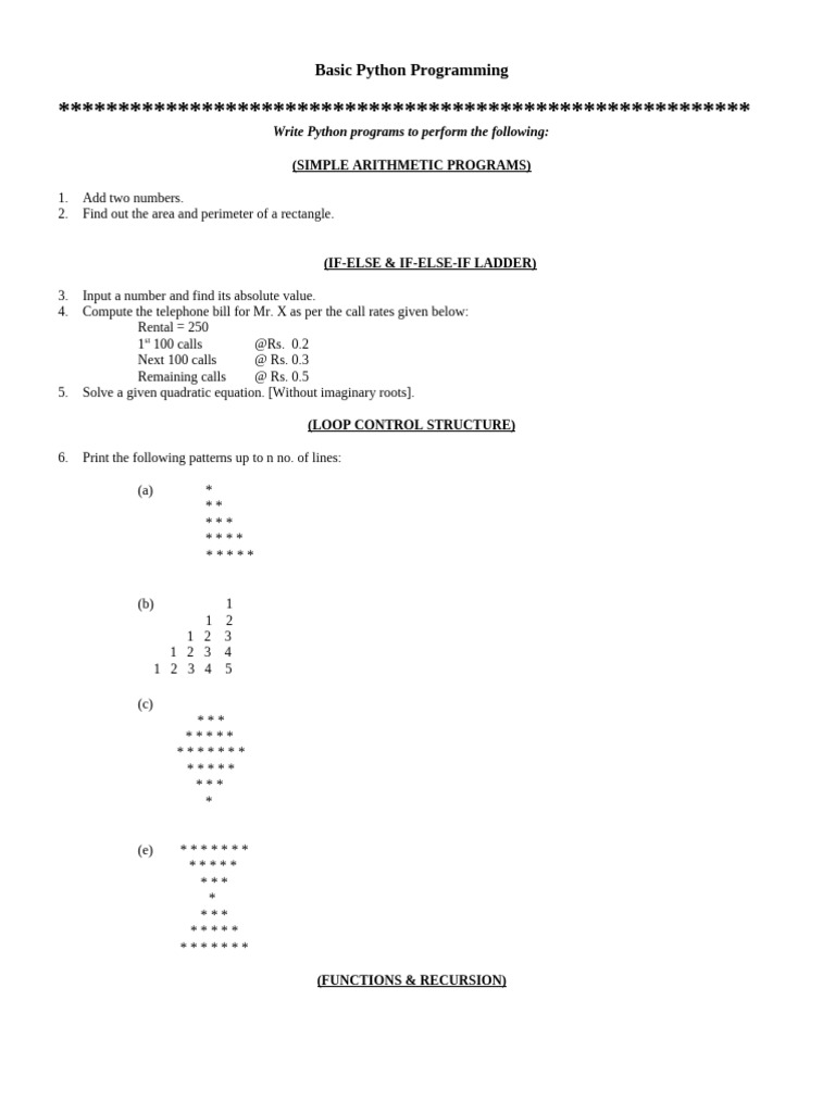 MCA-python | PDF | String (Computer Science) | Numbers