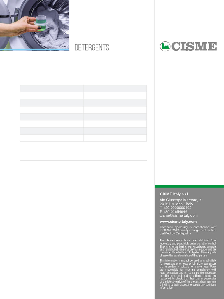 Hard Surface Cleaner 3 Formula | PDF