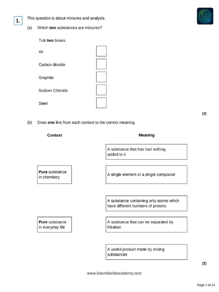 Identification of Common Gases | PDF