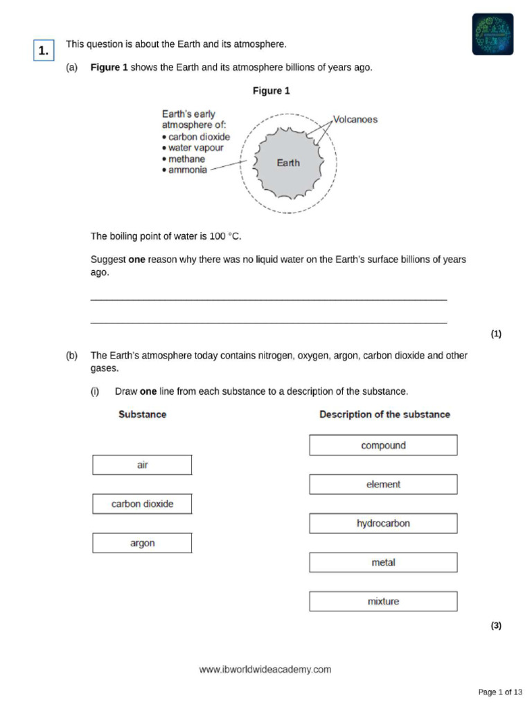 Evolution of The Atmosphere | PDF