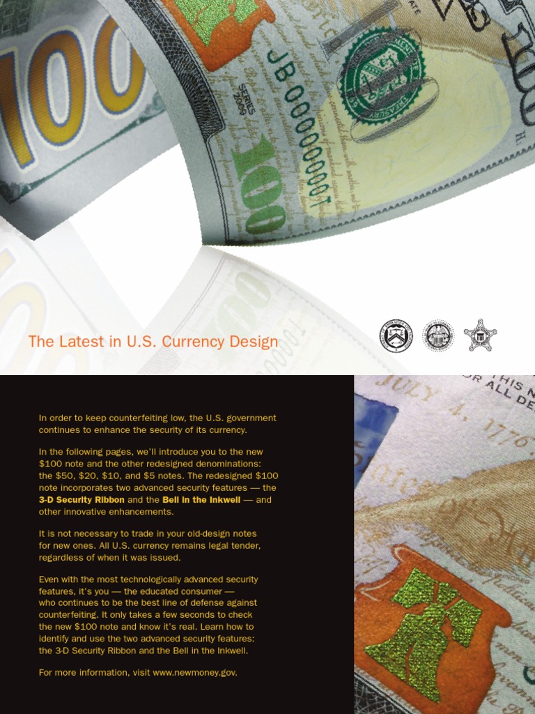 Understanding U.S. Currency Security | PDF | United States Dollar ...