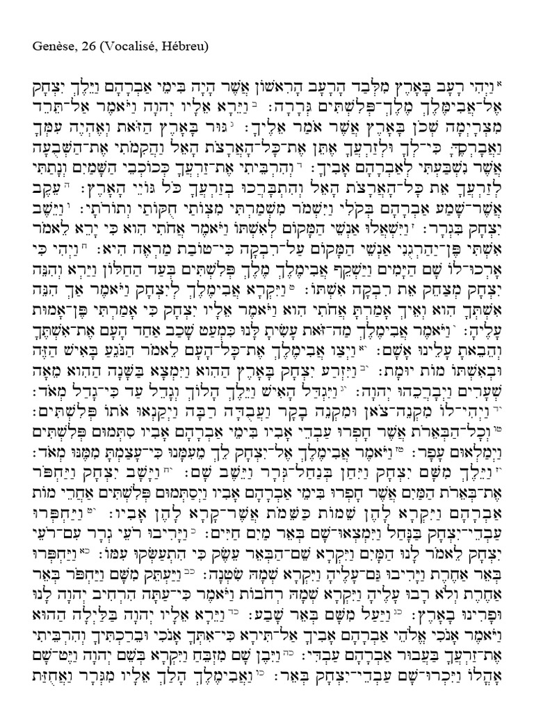 Genesis 26 | PDF
