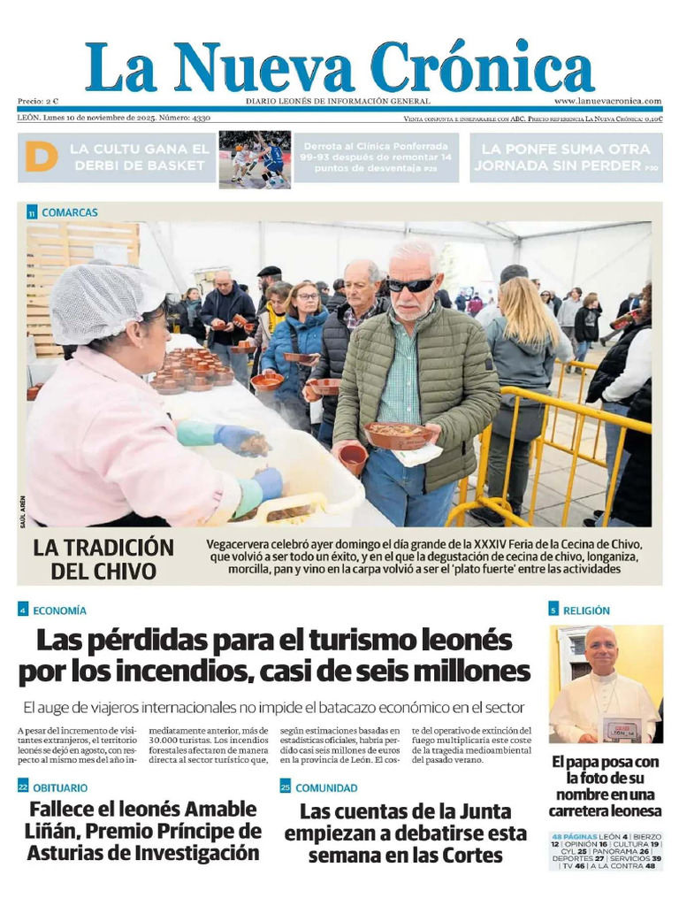 La Nueva Crónica León 10 Noviembre 2025 | PDF