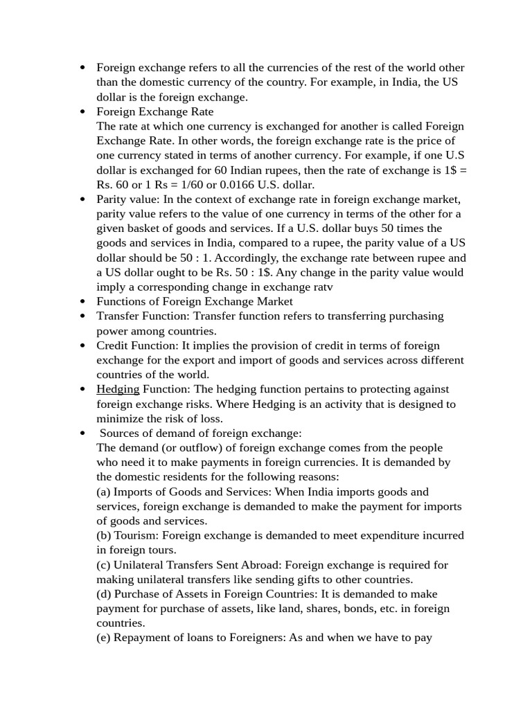 Foreign Exchange | PDF | Exchange Rate | Bretton Woods System