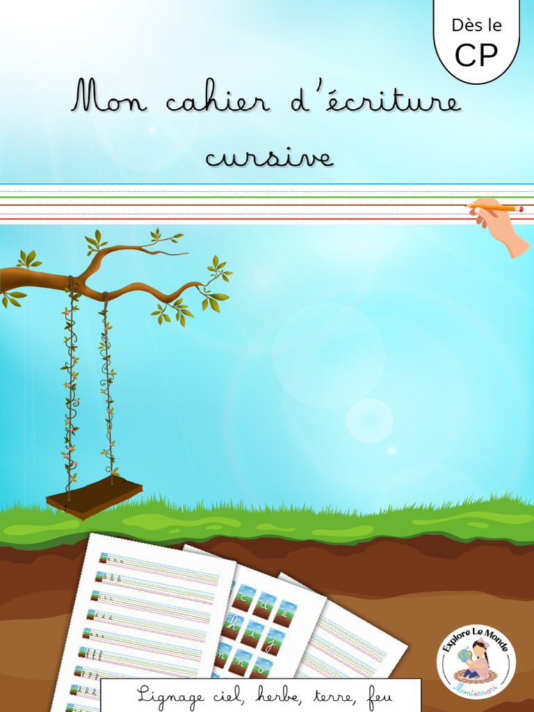 Cahier D'écriture Cursive | PDF