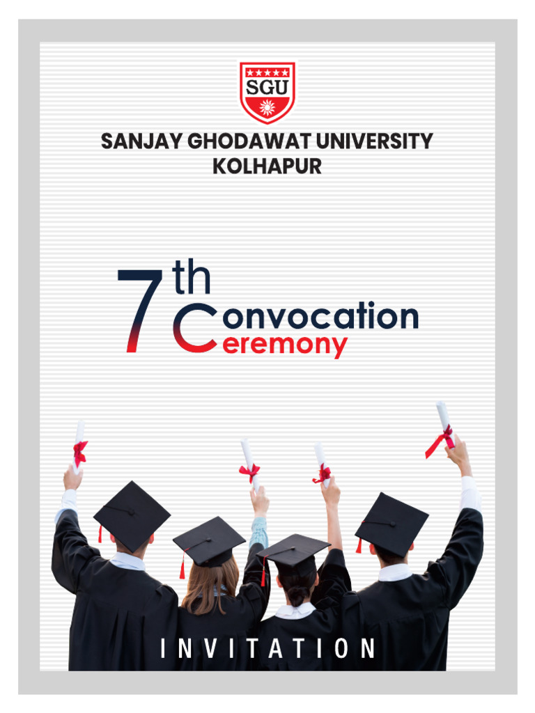 Sgu Convocation Invitation | PDF