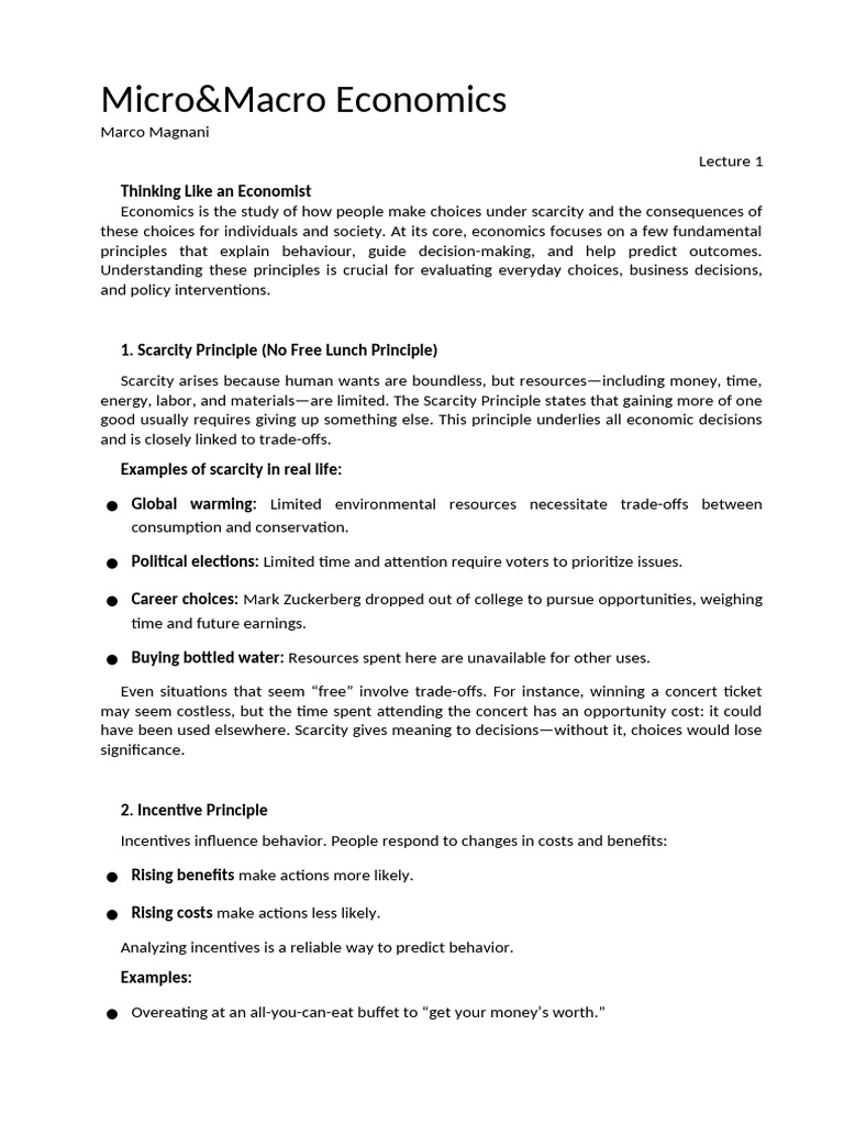 MICRO ECONOMICS | PDF | Economic Equilibrium | Economic Surplus