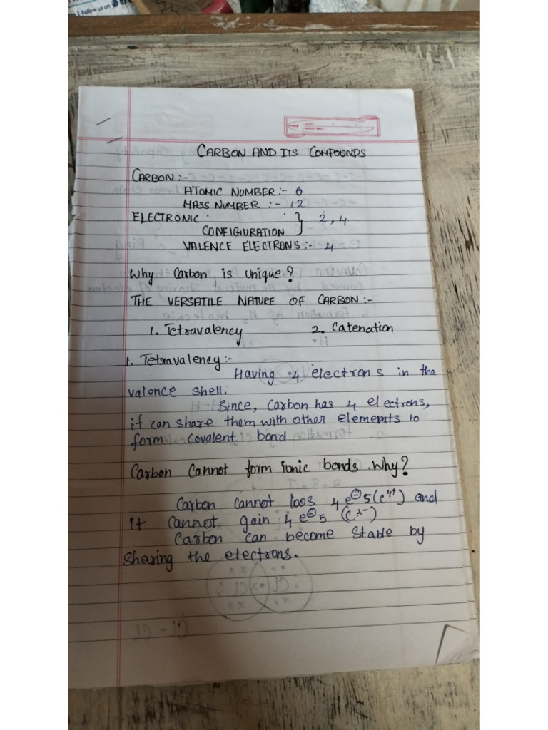 Carbon Handwritten Notes | PDF