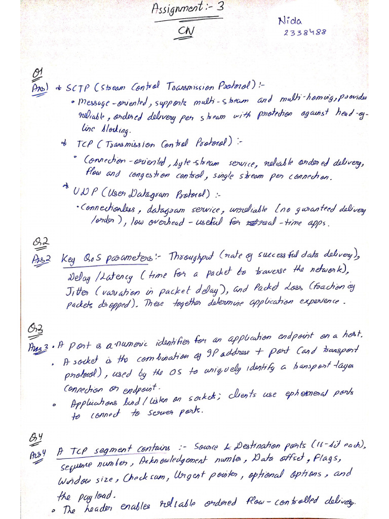 Cn Assignment 3 | PDF