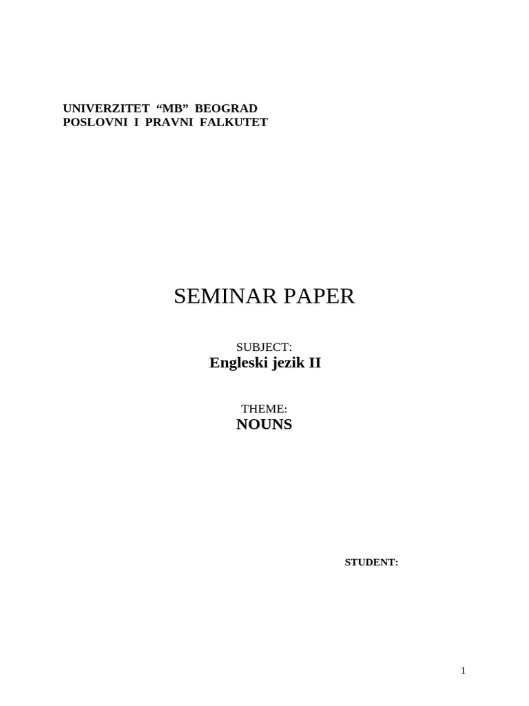 Seminar Paper Daki | PDF | Grammatical Gender | Noun