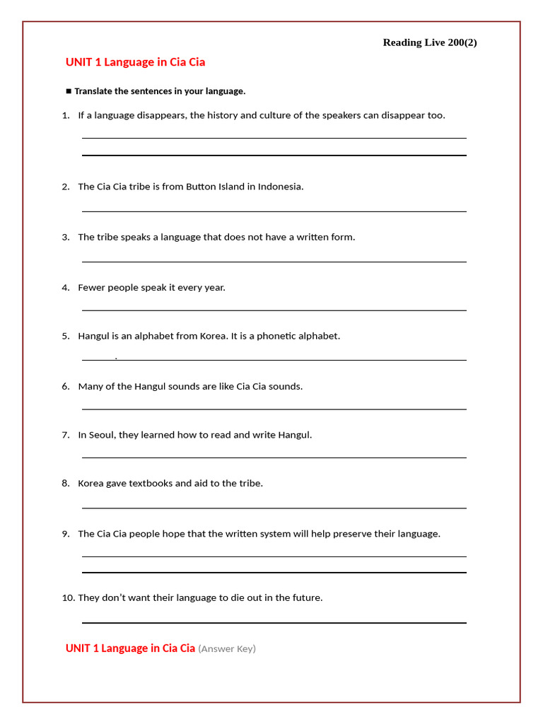 Reading Live 200 (2) - Translation Sheet | PDF | Sinkhole | Universe