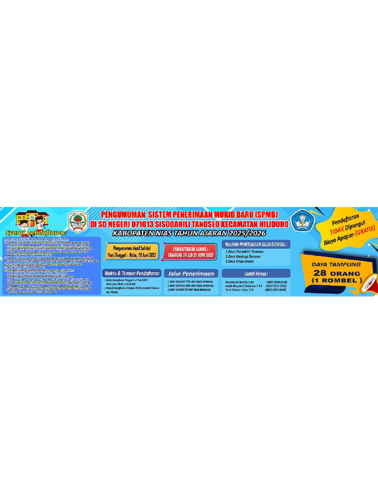 Spanduk SPMB | PDF
