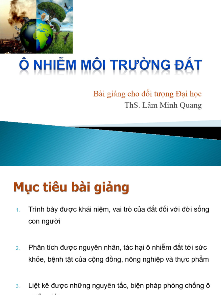O Nhiem Moi Truong Dat | PDF
