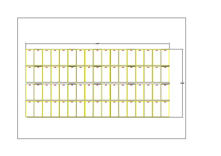 Layou Montagem Placas Bazar 4 Fileiras de 17 Placas | PDF
