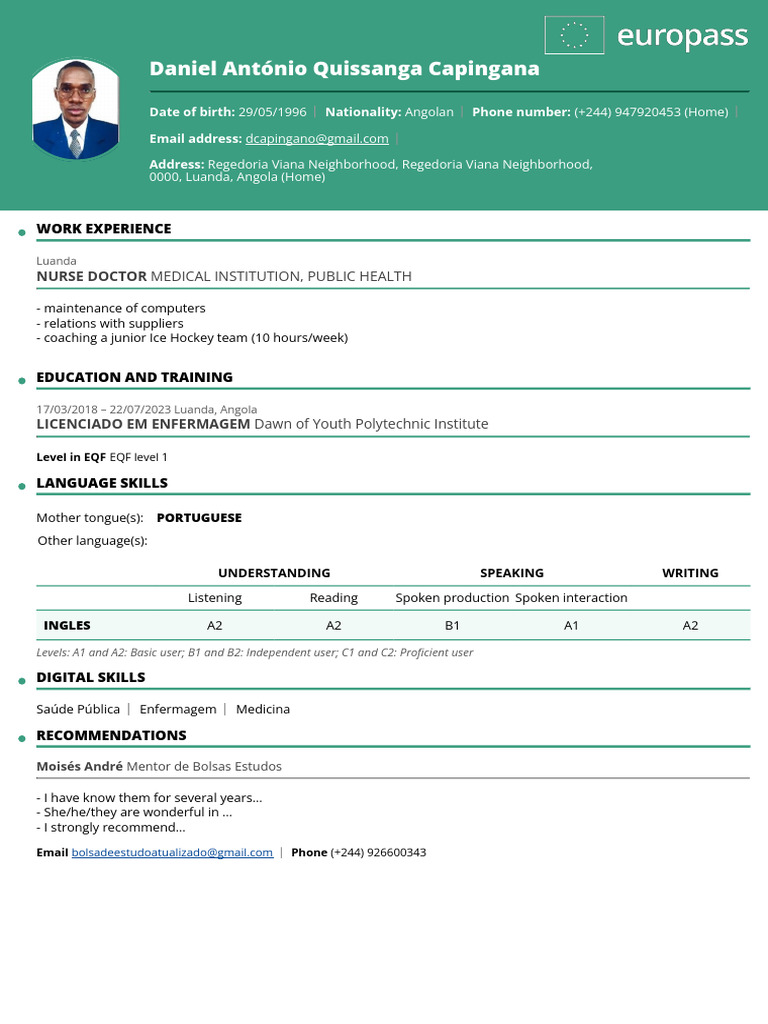 CV Euro Daniel | PDF