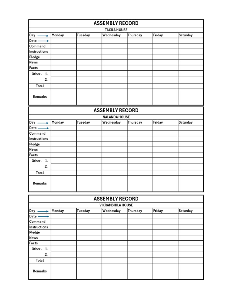 Assembly Record | PDF