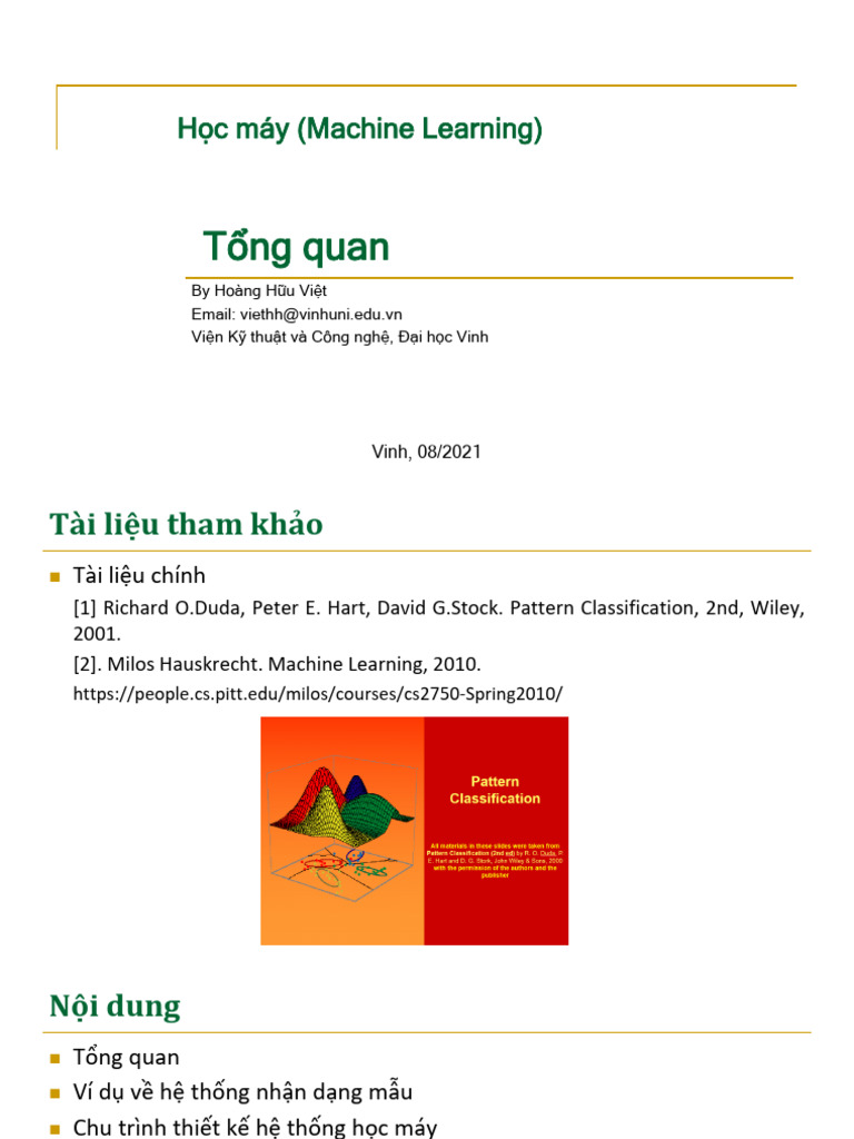 Lect. 10 - ML-overview | PDF