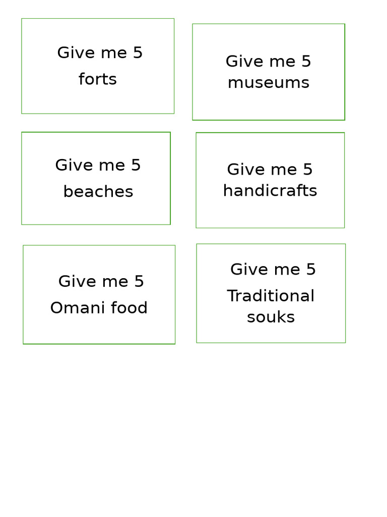 Give Me 5 Words | PDF