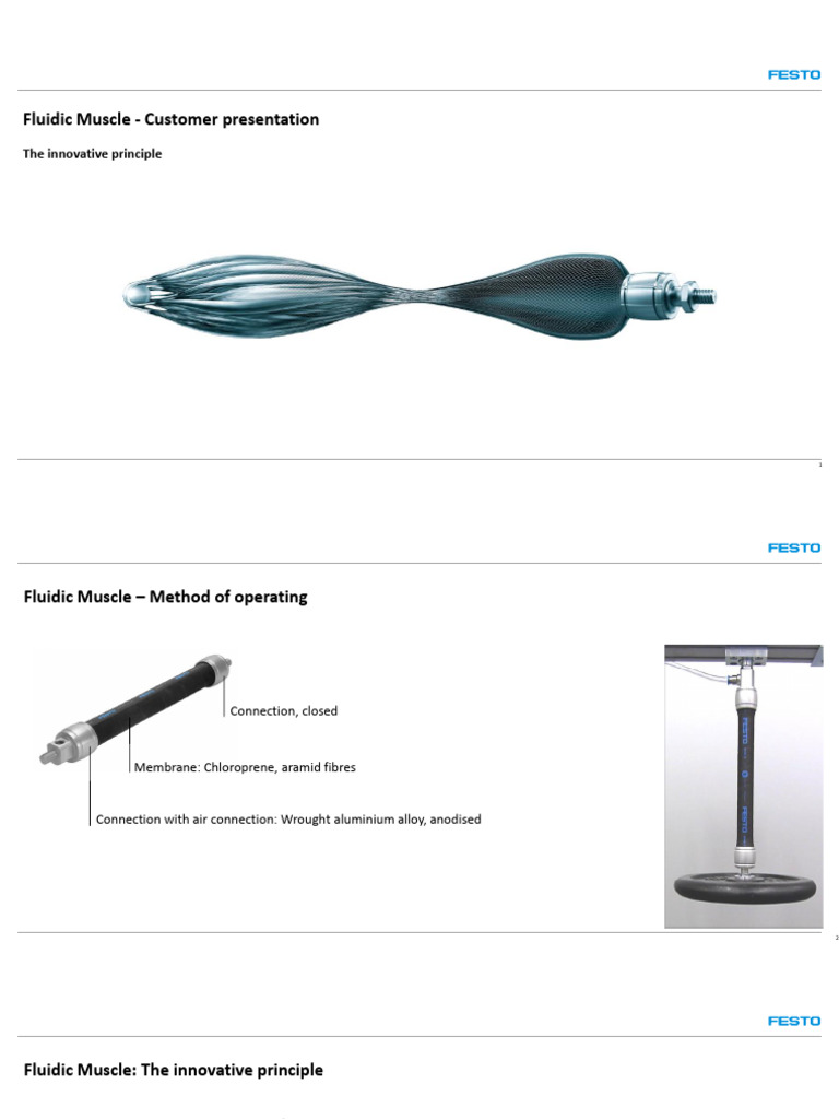 Fluidic Muscle Overview and Benefits | PDF | Loom | Mechanical Engineering