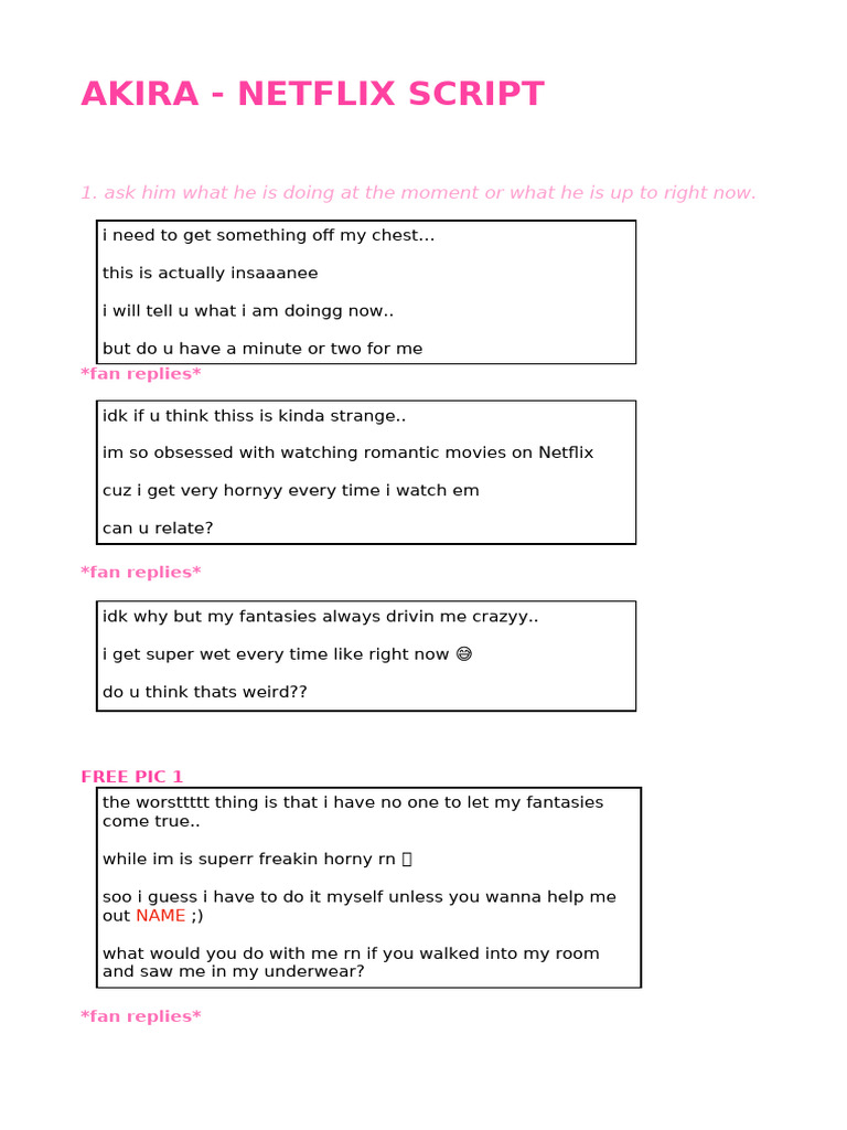 Akira Netflix Script | PDF