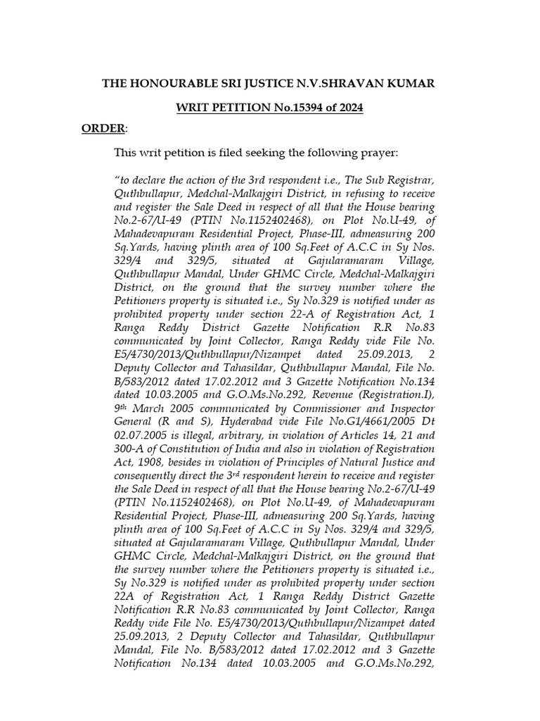 329-4 Court Order | PDF | Mandamus | Justice