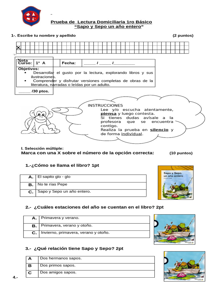 Sapo y Sepo Un Año Entero | PDF