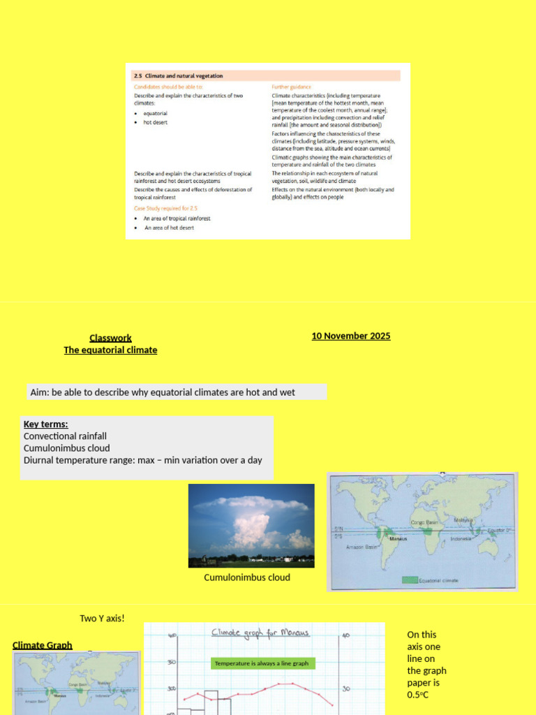 Lesson 4 Equatorial Climate | PDF | Precipitation | Atmosphere Of Earth