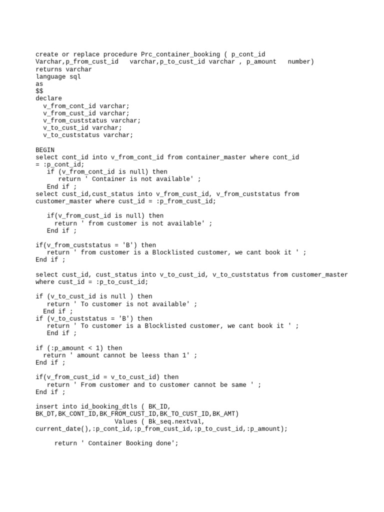 Container Assignment... | PDF