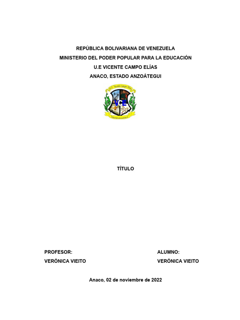 Formato Portada | PDF