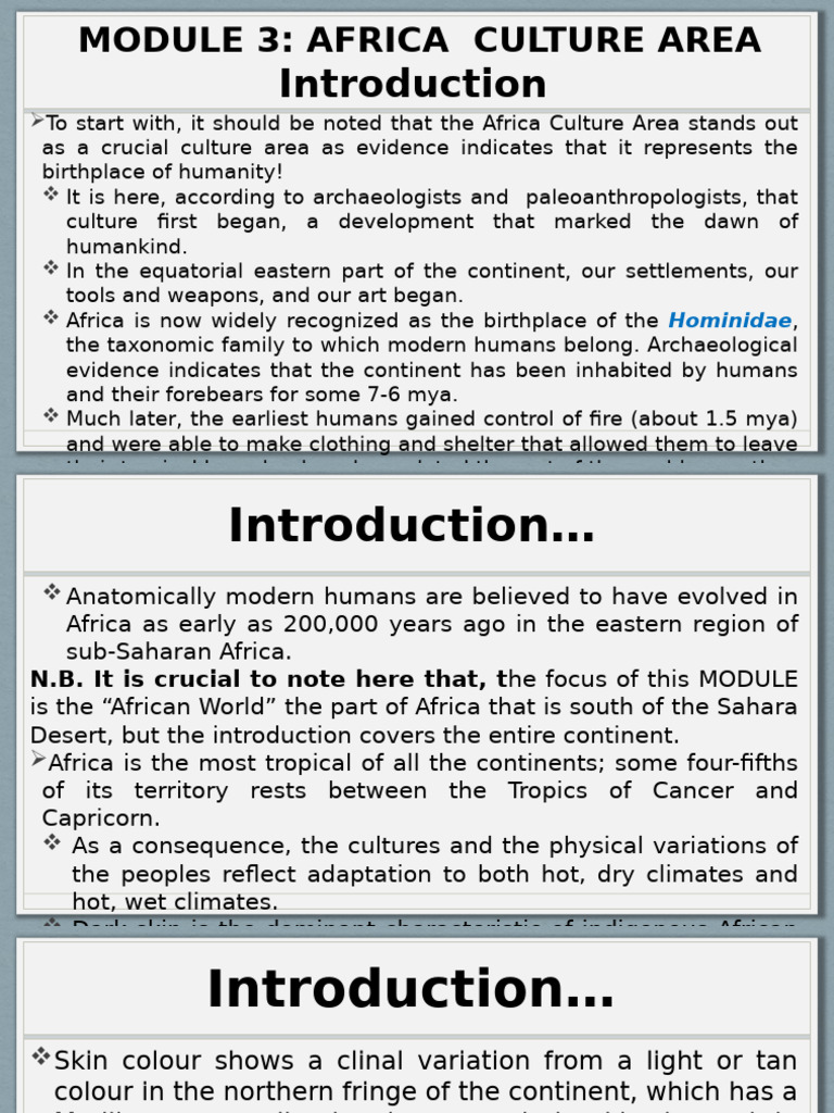 Modules Three To Five | PDF | South Asia | Africa