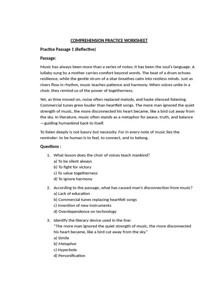 Comprehension Practice Worksheet1 | PDF | International Space Station ...