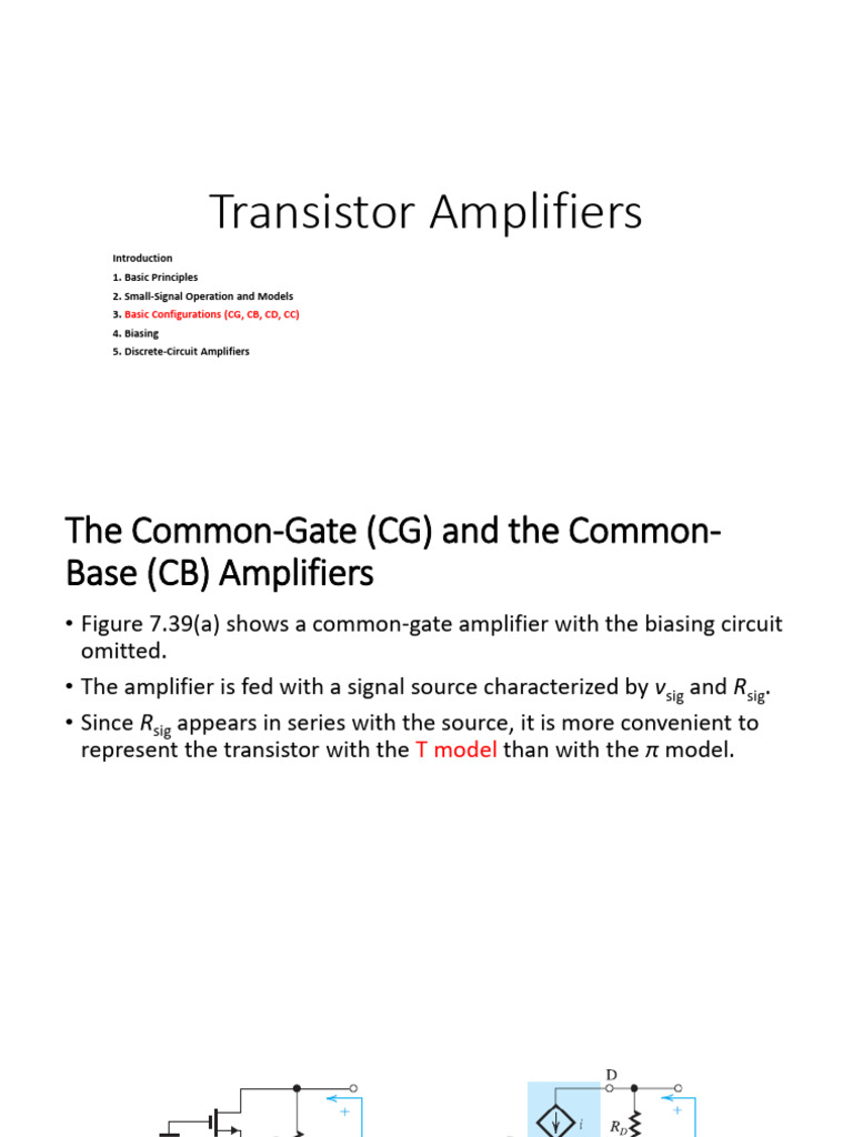 Transistor Amplifiers 4 | PDF | Amplifier | Electrical Engineering