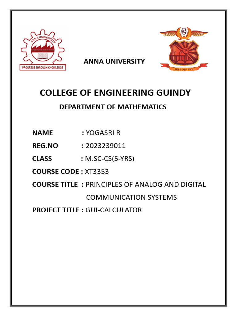GUI Calculator | PDF | Python (Programming Language) | Calculator