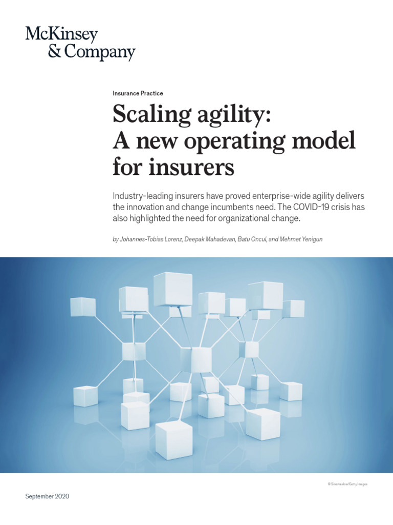 Scaling Agility A New Operating Model For Insurers VF | PDF | Agile ...