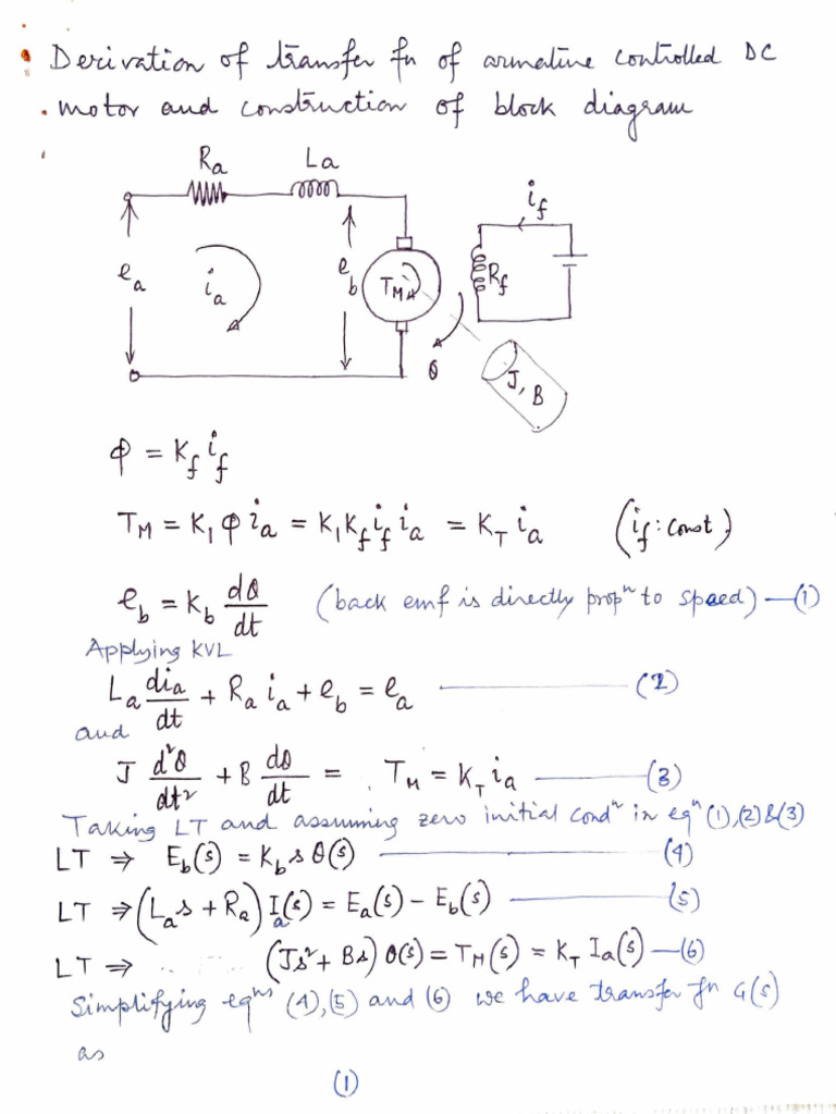 Mathematical Model Block Diagram | PDF