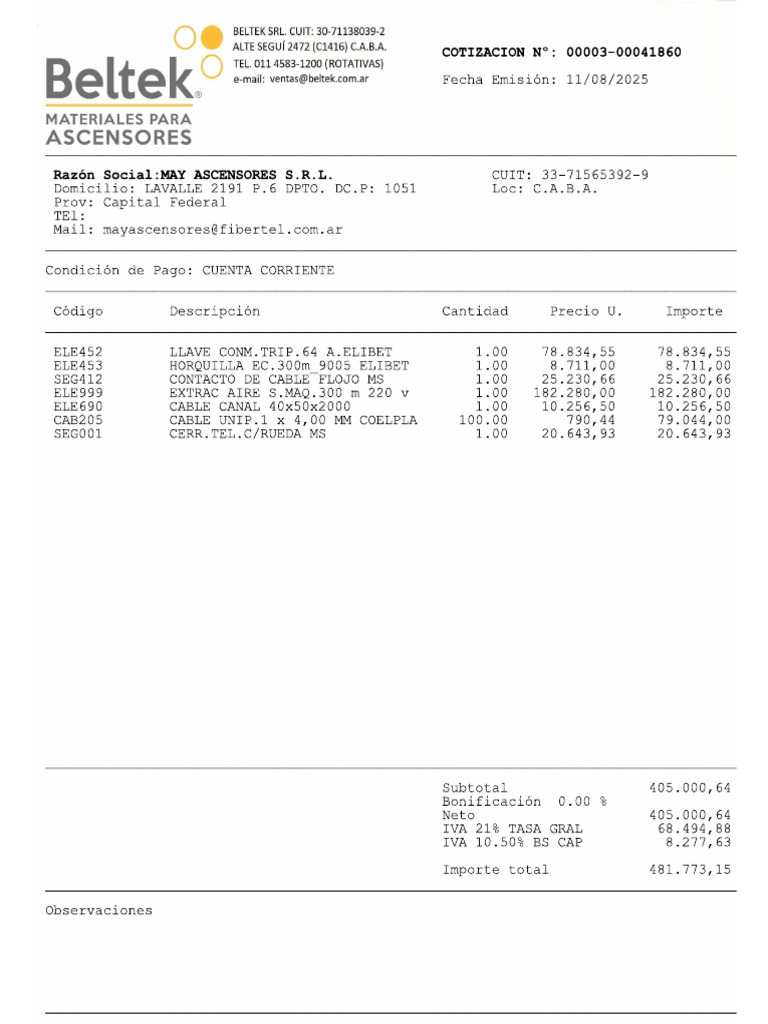 Beltek | PDF