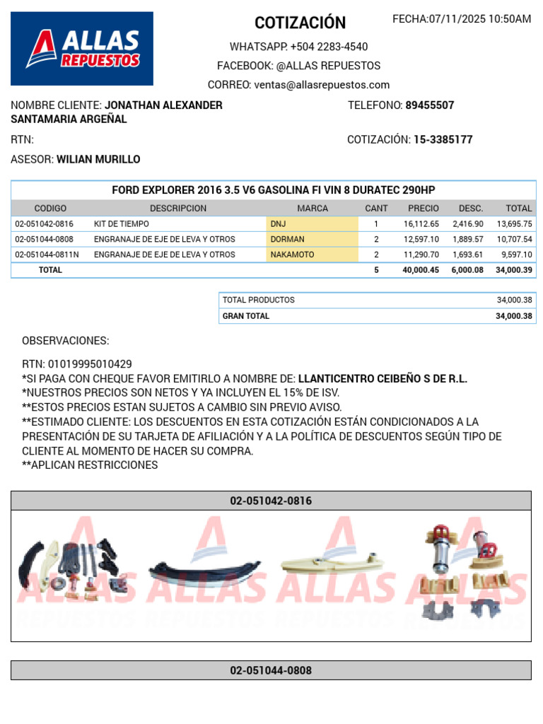 Jonathan Alexander Santamaria Argeñal 89455507 15-3385177 Wilian ...