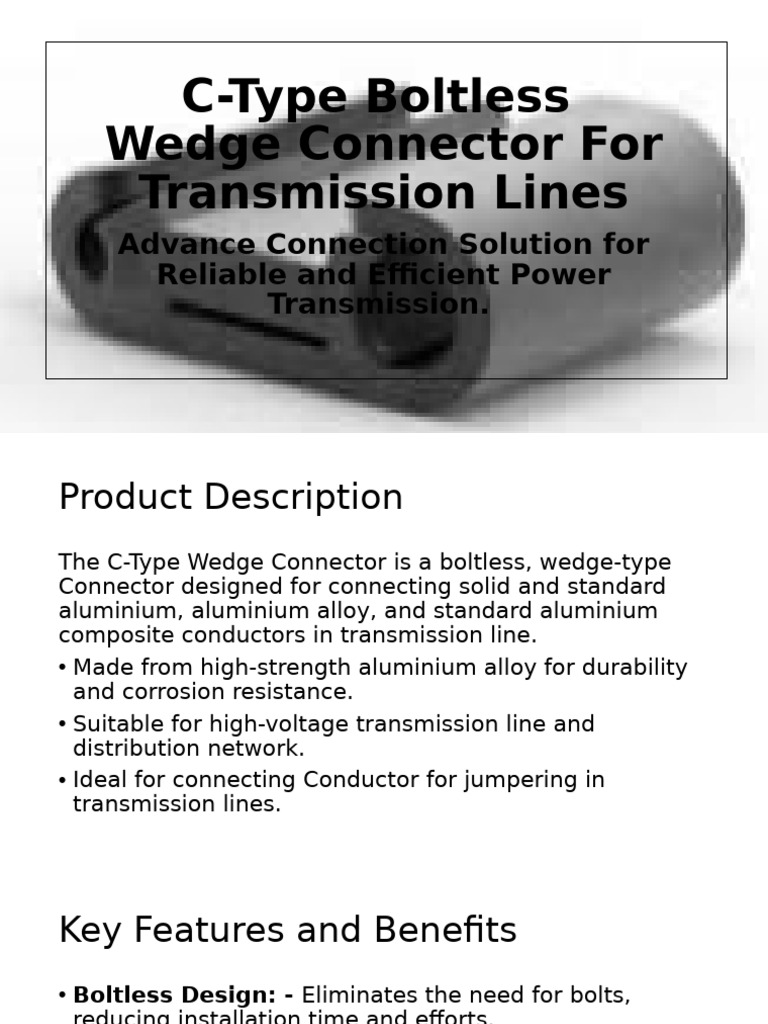 C-Type Boltless Wedge Connector Guide | PDF
