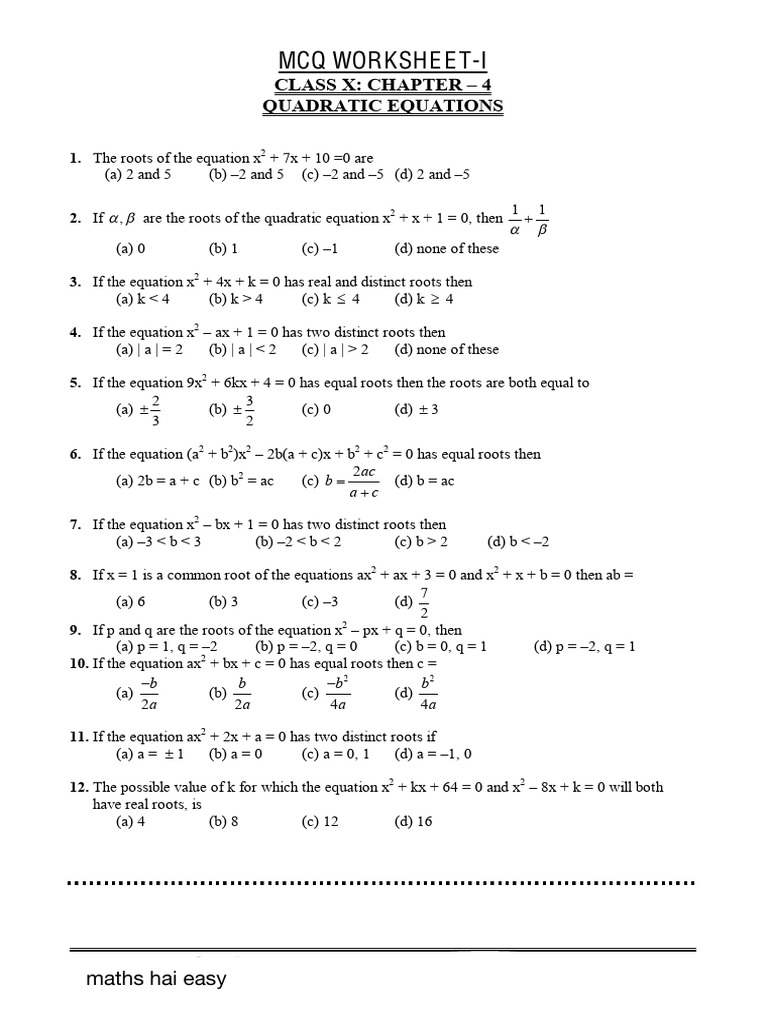 Maths Class X Question Bank | PDF | Speed | Length