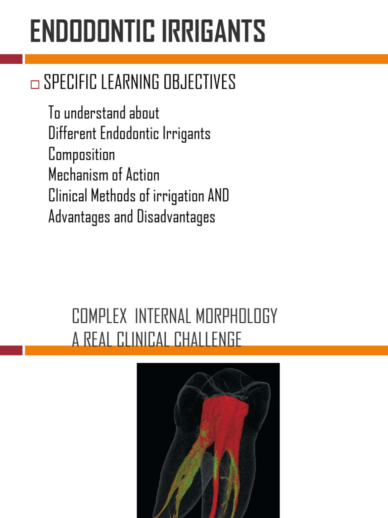 ENDO Irrigants | PDF | Ethylenediaminetetraacetic Acid | Chelation