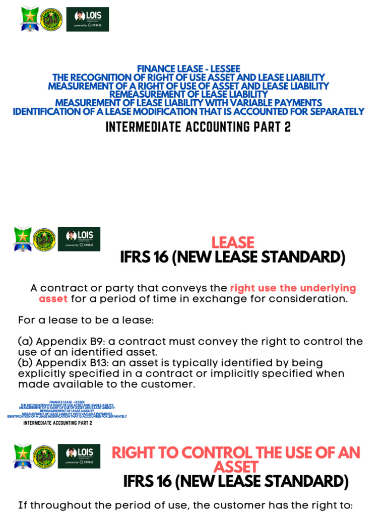 Lessee Accounting | PDF | Lease | Financial Capital