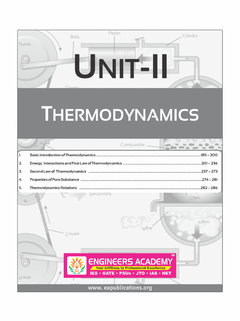 Unit - II Thermodynamics | PDF