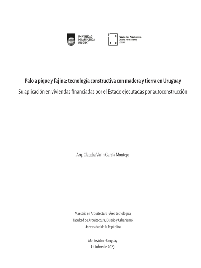 Palo A Pique y Fajina - Varin | PDF | Uruguay