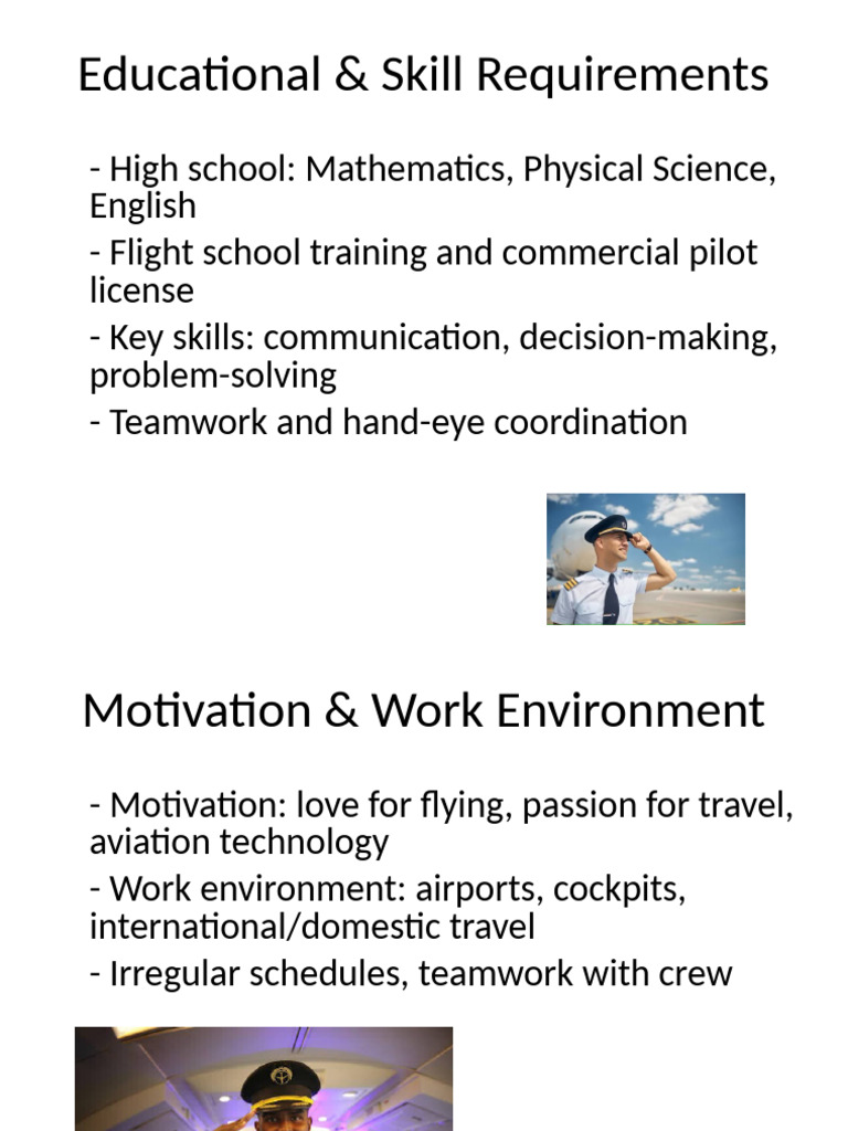 Career As Pilot With Images | PDF